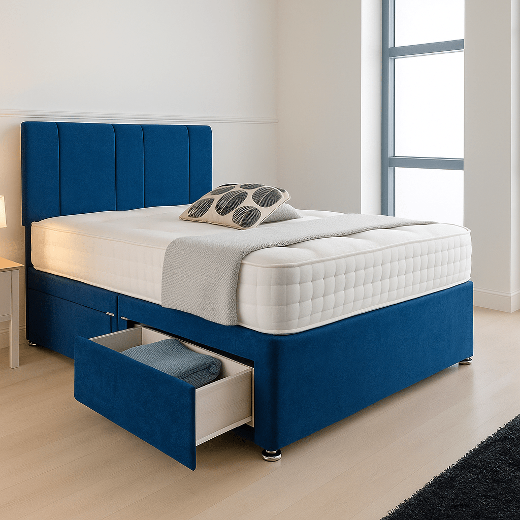 Victorious Divan Bed Set with Storage Drawers & Mattress – Made in the ...